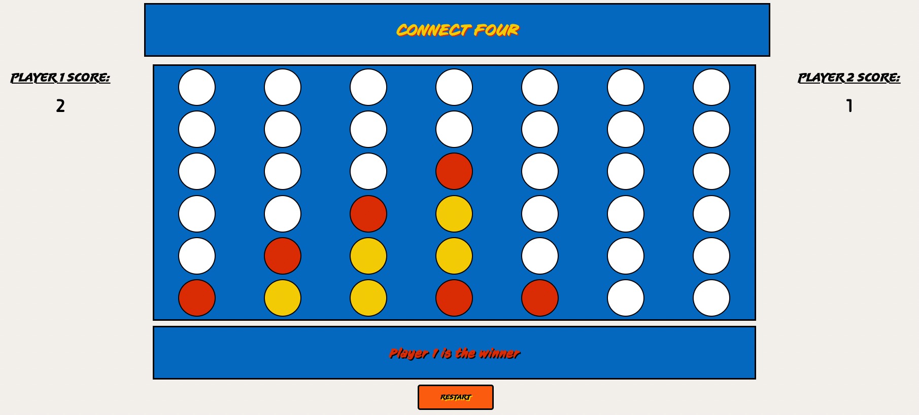 GitHub - emilyaikens/Vincent-connect-four: Connect Four game made using ...