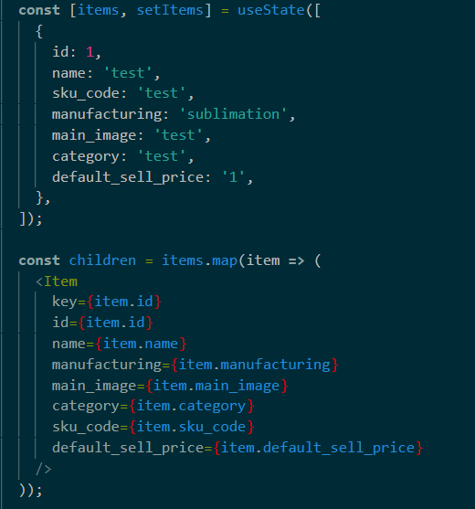 Updating state with new items causes "Uncaught TypeError: Cannot read property '_component' of ...