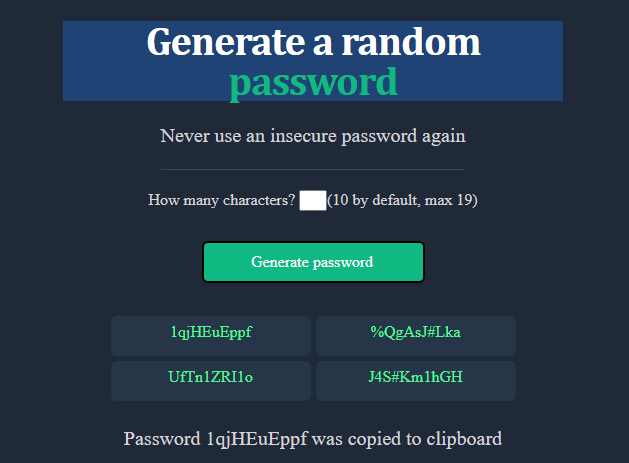 GitHub - pedromndias/Password-Generator