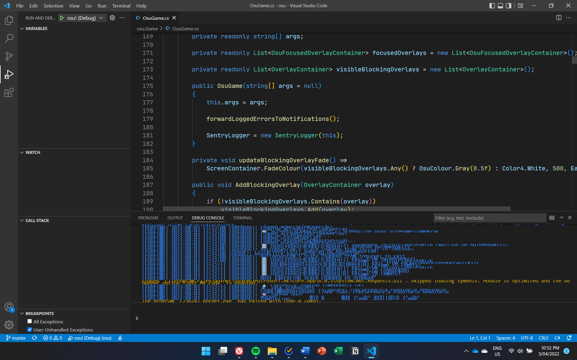Debug Console line height too small and cutting off text · Issue ...