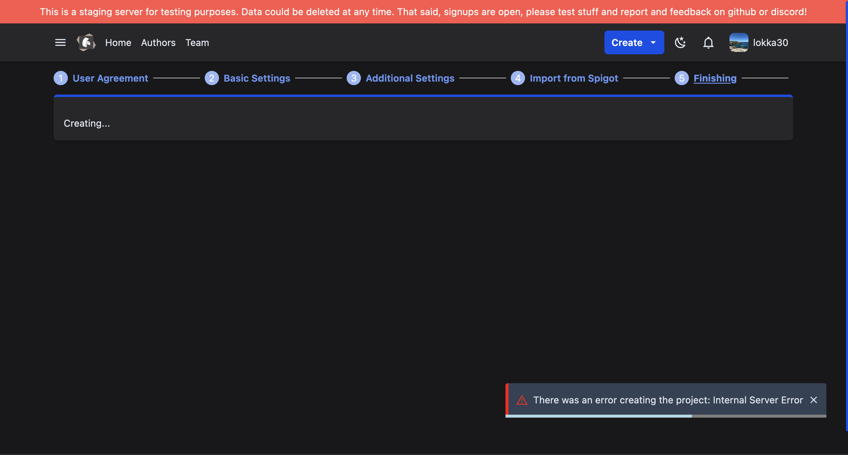 Invalid license name not reported to user · Issue #1020 · HangarMC/Hangar · GitHub