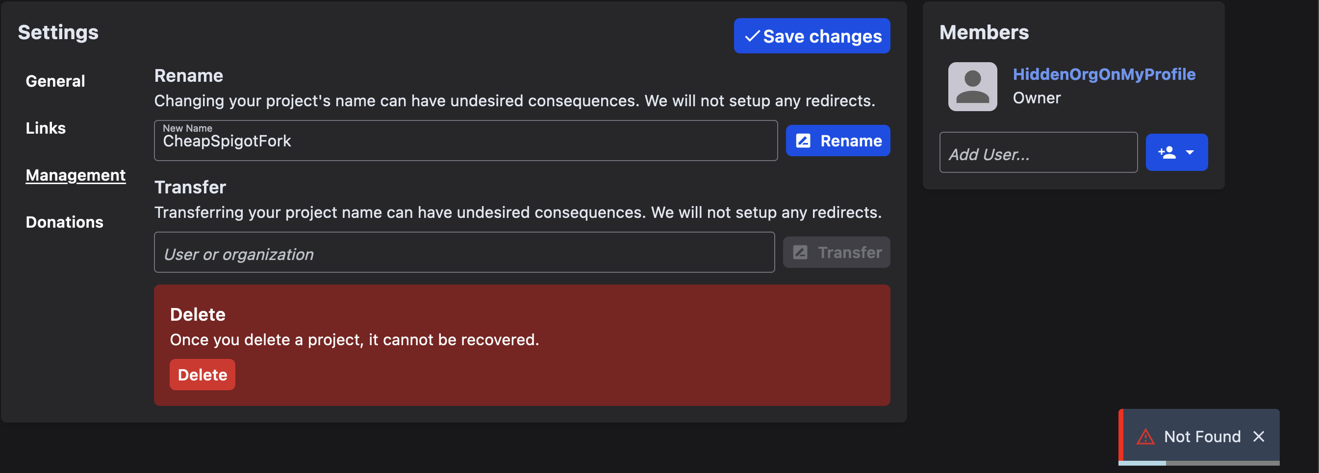 Unable To Rename Resource · Issue 1021 · Hangarmc Hangar · Github