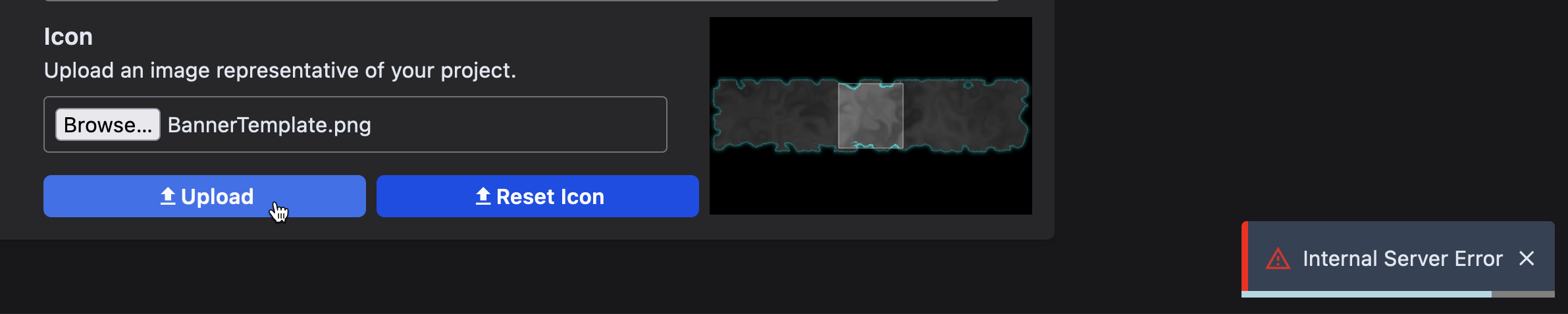 Unable to change existing resource icon · Issue #1024 · HangarMC/Hangar · GitHub