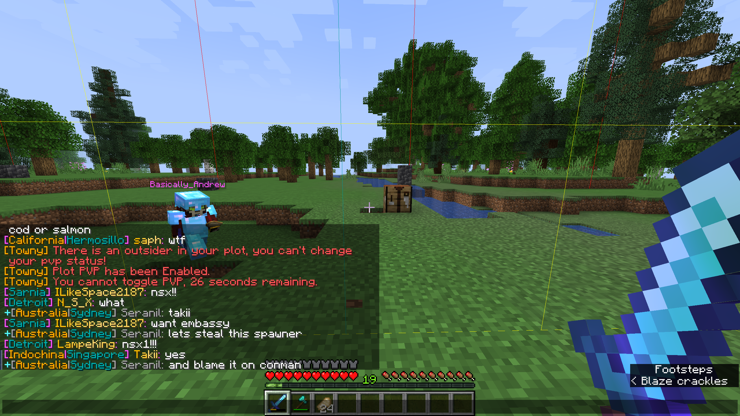 [Bug] Can't Toggle PvP while Outsider is in Plot · Issue #1498 · EarthMC/Issue-Tracker · GitHub