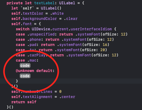 Switch must be exhaustive | Version 12.0.1 (12A7300) · Issue #201 · devxoul/Toaster · GitHub