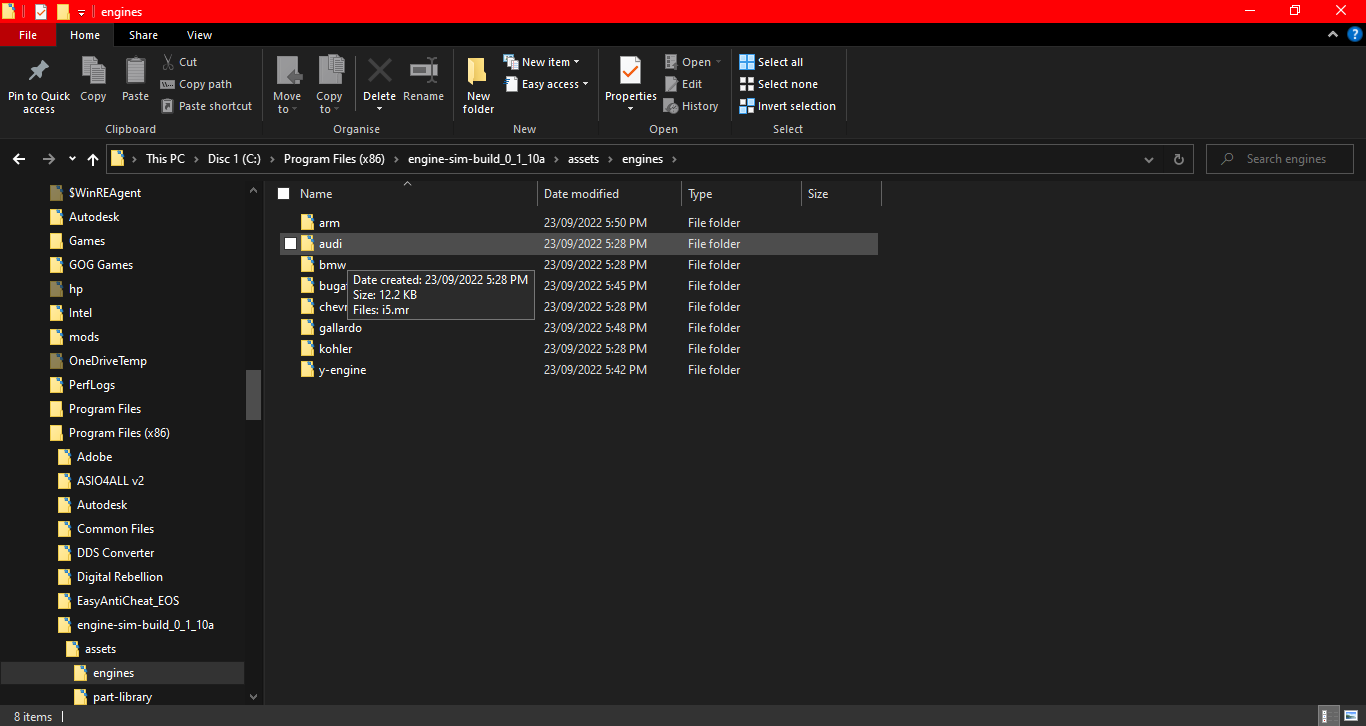 Simulator says and no engine is loaded. · Issue #296 · ange-yaghi ...