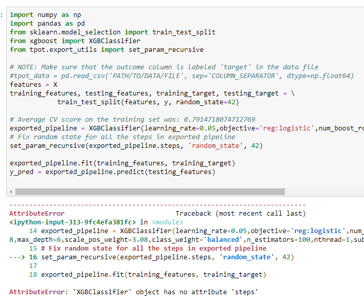 Syntax Issue while using `F1-score` as scoring metric · Issue #987 · EpistasisLab/tpot · GitHub