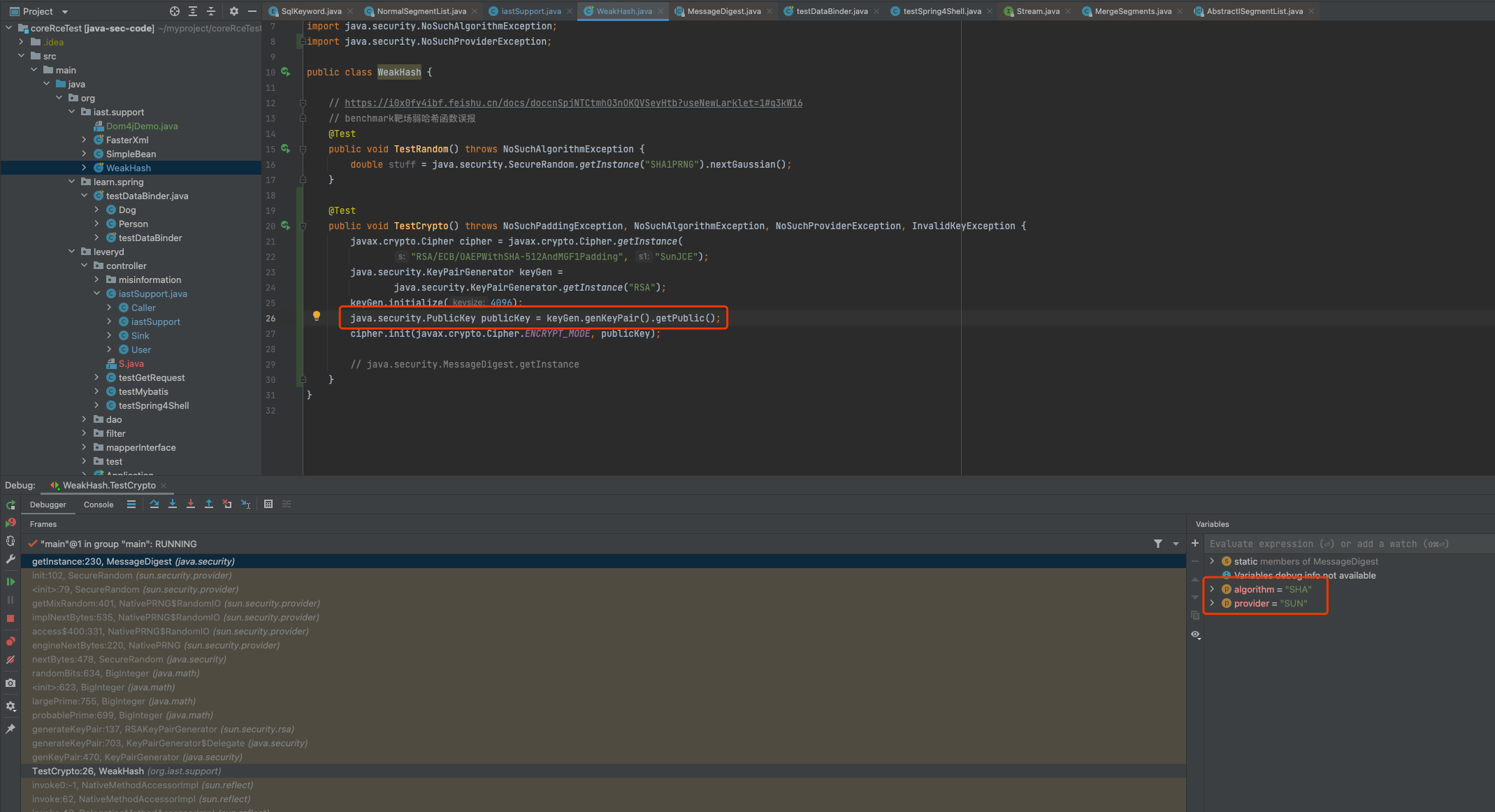 BenchmarkTest00209 has an insecure hash vulnerability · Issue #180 ...
