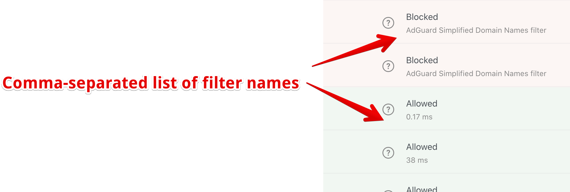 Support multiple matched rules in the UI · Issue #2451 · AdguardTeam/AdGuardHome · GitHub