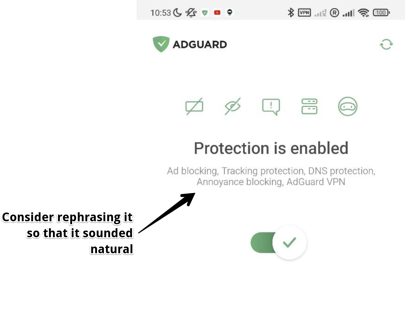 Rephrase the subheader on the main screen · Issue #4597 · AdguardTeam/AdguardForAndroid · GitHub