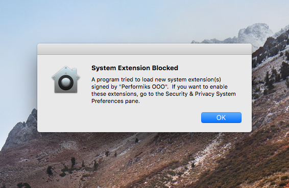 "System Extension Blocked" issue on macOS 10.13 (High Sierra) · Issue ...