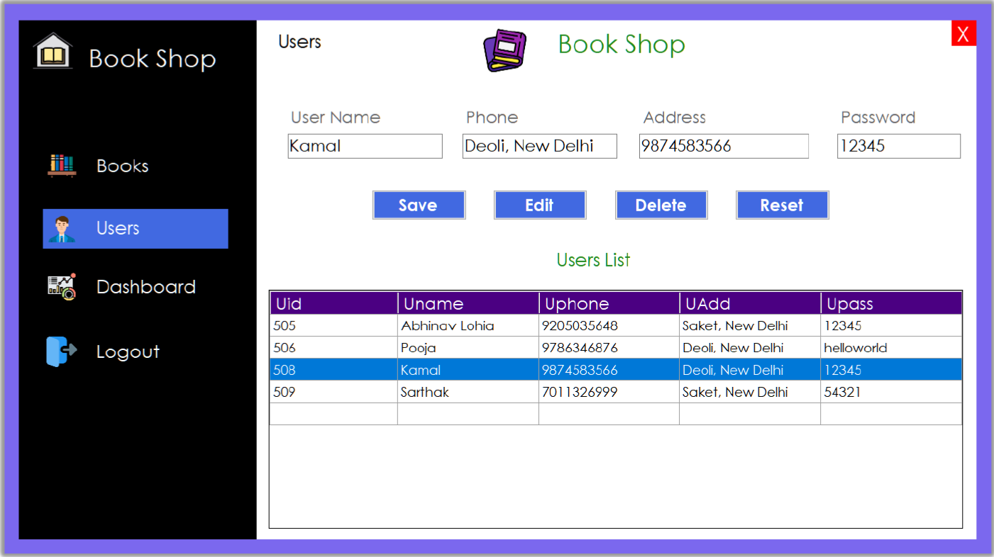 GitHub - abhinavlohia/Bookshop-Management-Software
