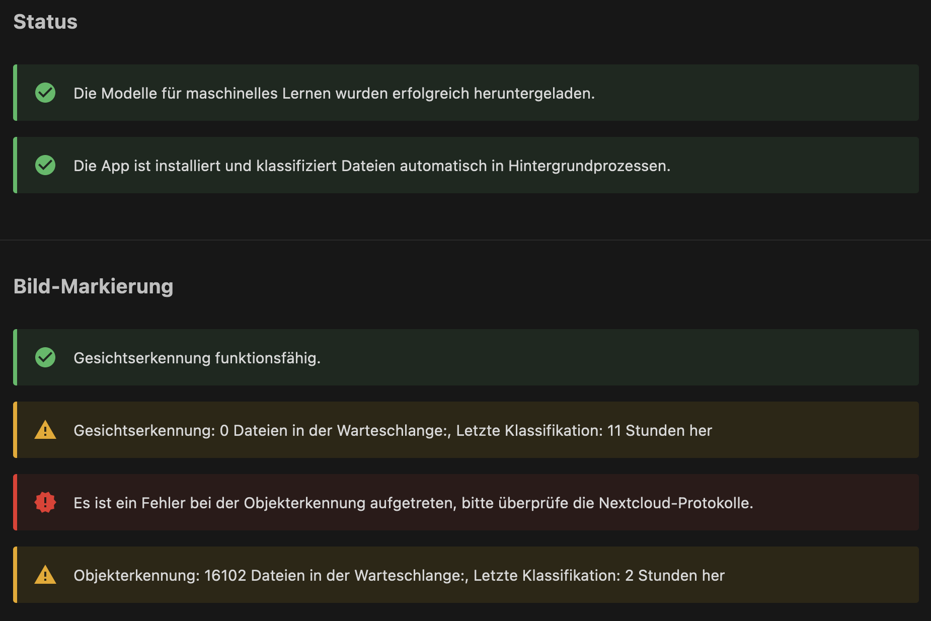 Recognize Classifier process error after update to AIO v4.3.4 · Issue #2006 · nextcloud/all-in ...