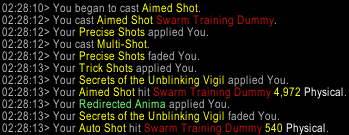 Secrets of the Unblinking Vigil buff is consumed on impact · Issue #760 · SimCMinMax/WoW ...