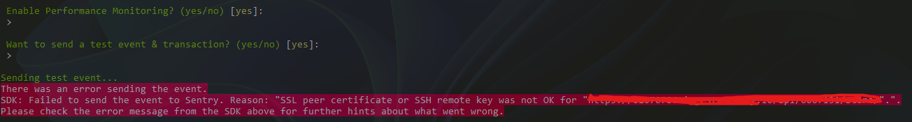 Sentry publish command generate a SSL error · Issue #525 · getsentry/sentry-laravel · GitHub