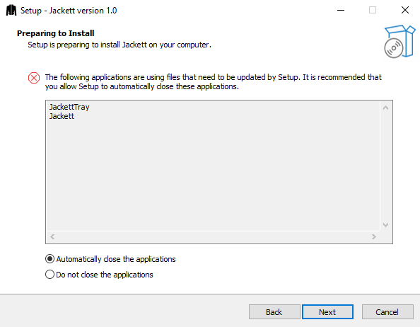 [req] installer should terminate active Jackett · Issue #12780 · Jackett/Jackett · GitHub