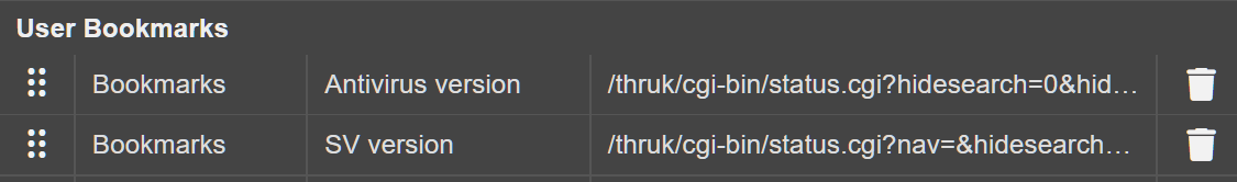 Bookmarks on 3.00 · Issue #1213 · sni/Thruk · GitHub