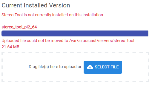 Stereo Tool doesn't work on ARM anymore · Issue #6606 · AzuraCast/AzuraCast · GitHub