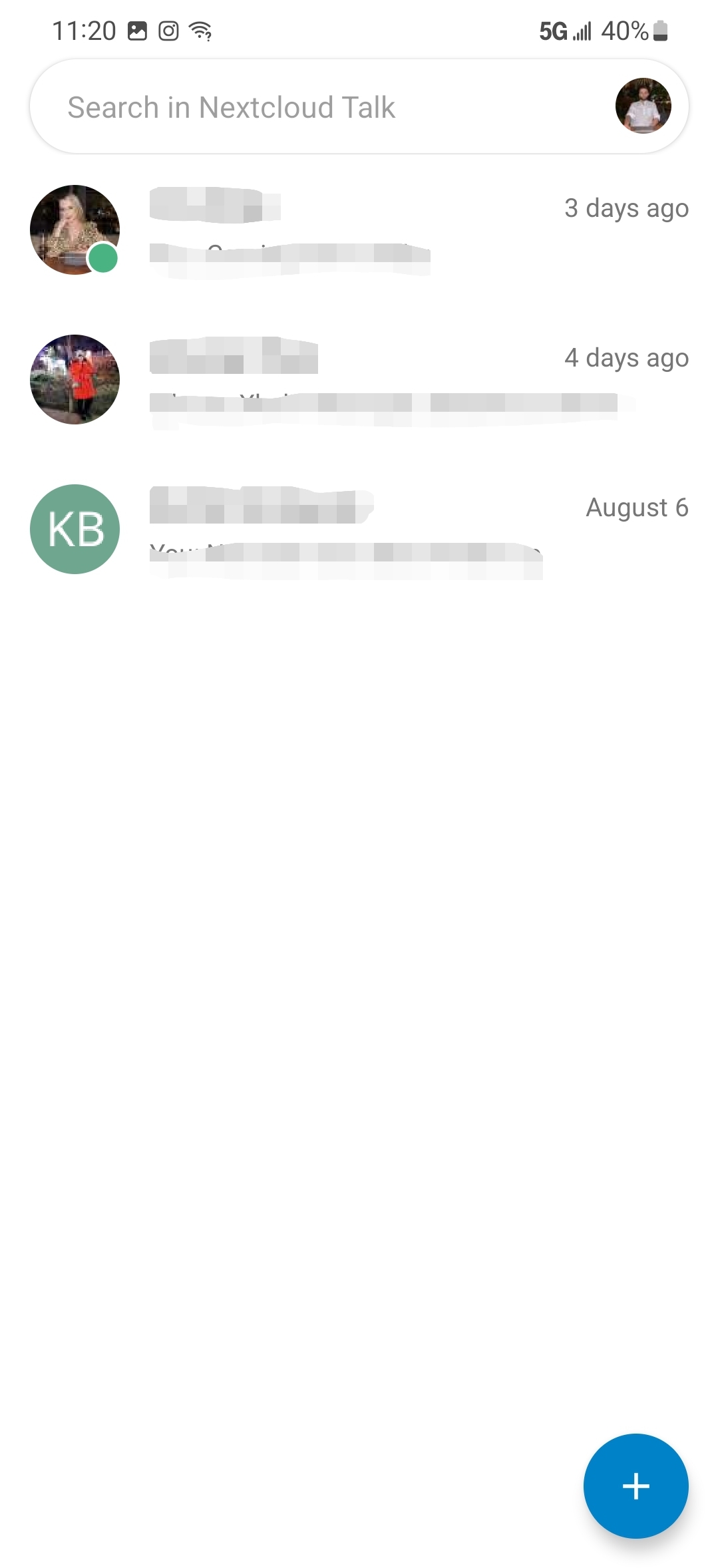 Blurry Photos Of Recipient On Main Screen · Issue 2302 · Nextcloud Talk Android · Github