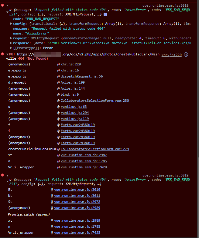 Share Via Public Link Not Working · Issue 1311 · Nextcloudphotos · Github