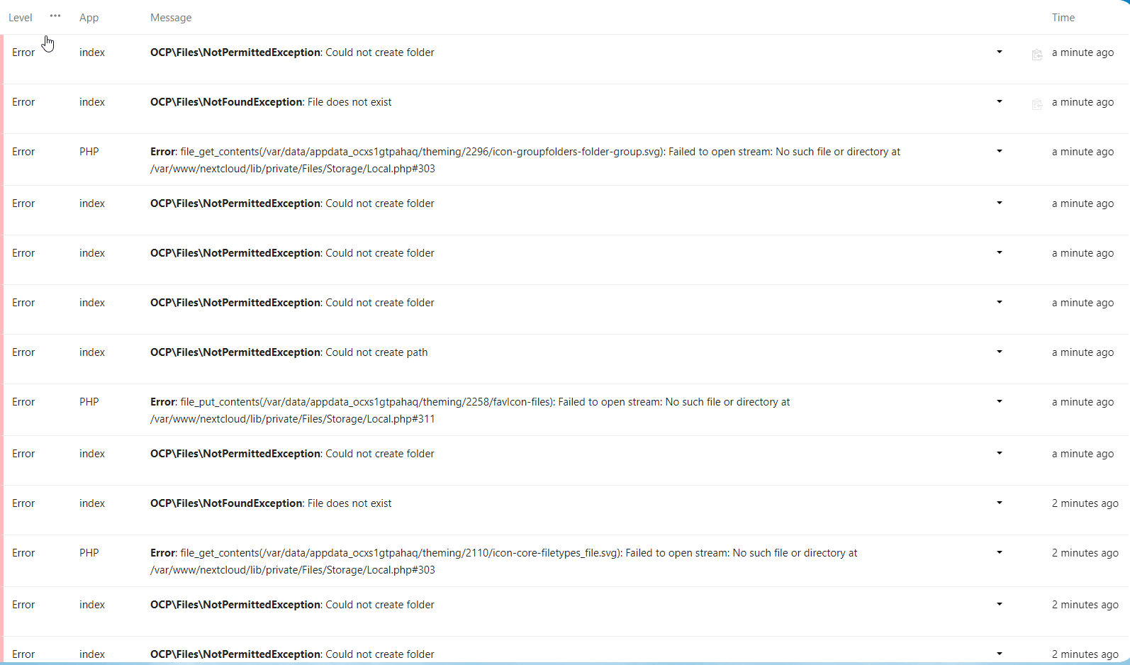 [Bug]: NC 25 RC3 Folder icons keep disappearing · Issue #34455 ...