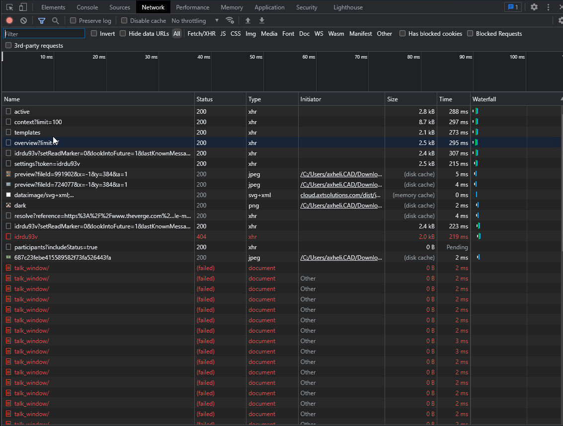 Application blackout after click on the conversation · Issue #73 · nextcloud/talk-desktop · GitHub