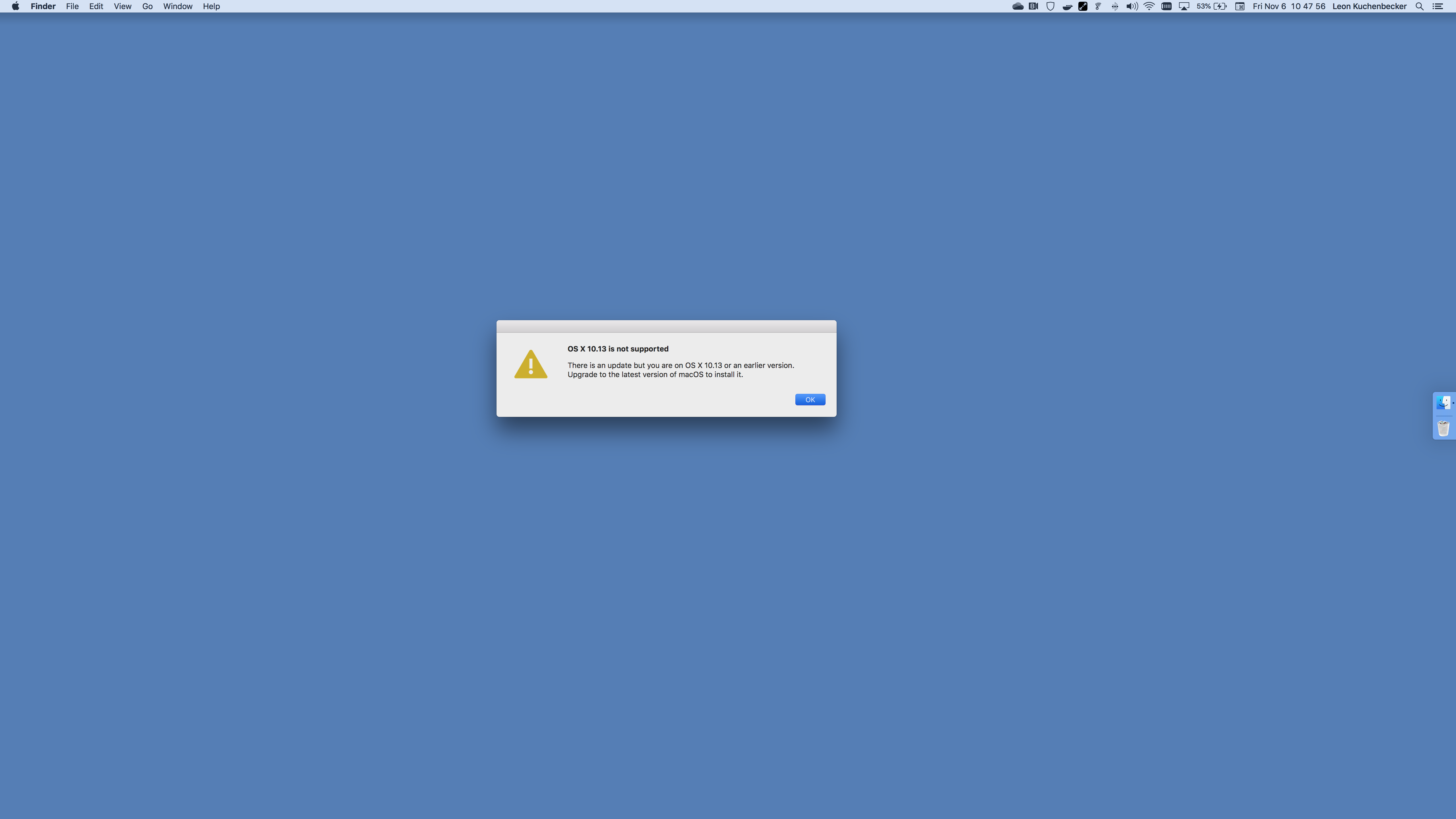 Updater Emits Macos Version Warning Without Mentioning Docker · Issue 5049 · Dockerfor Mac