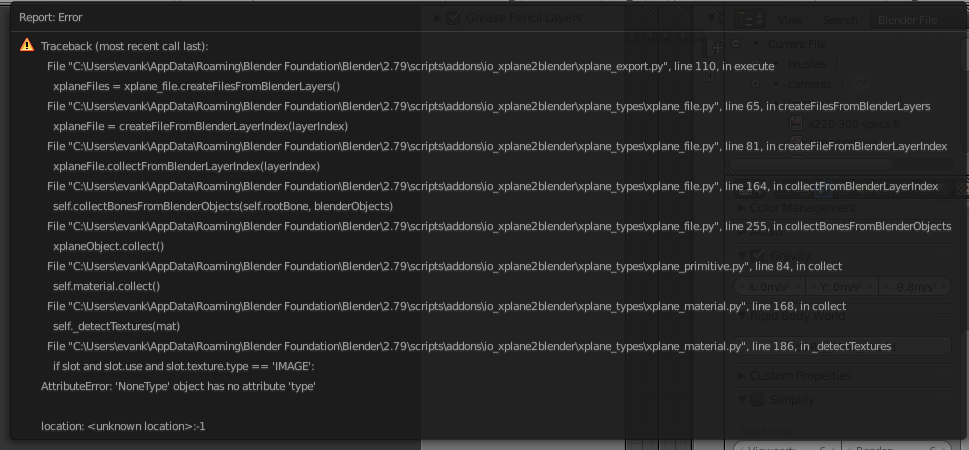 Blender 2.79 Which X-Plane2Blender to use? · Issue #535 · X-Plane/XPlane2Blender · GitHub