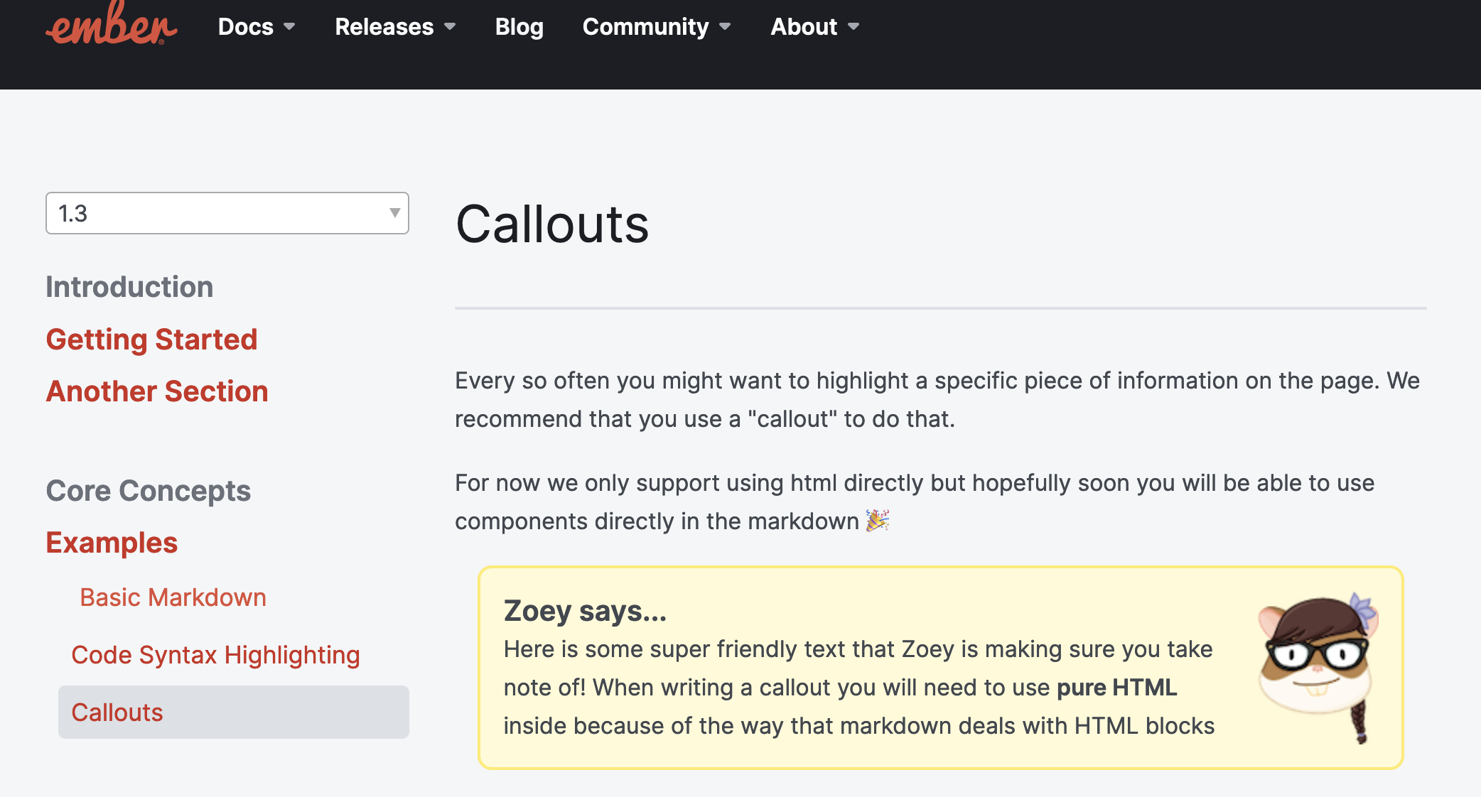 Design work - Create an updated design for the EsNote component · Issue #307 · ember-learn/ember ...