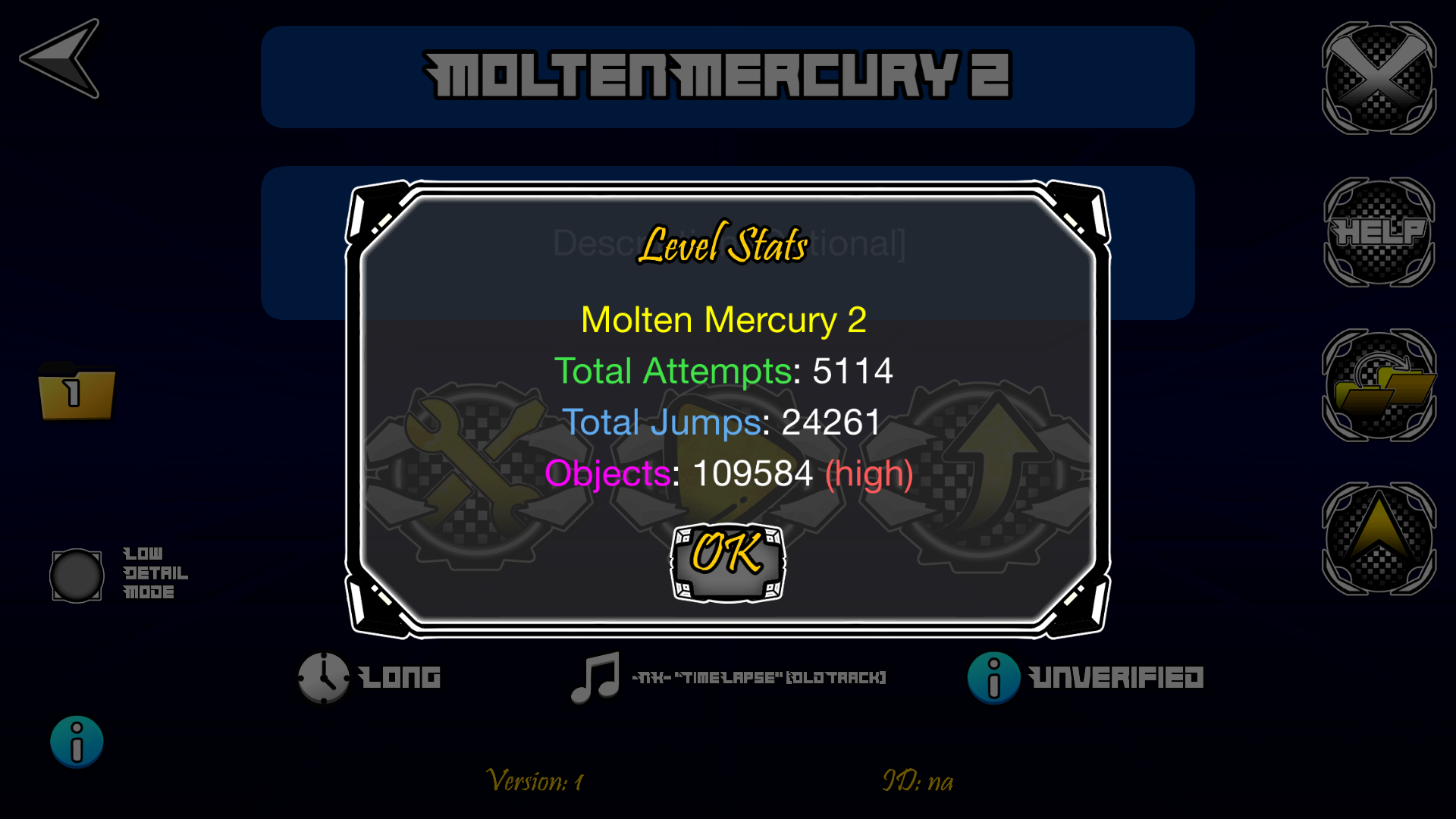 Time Played in Level Stats / Level Stats for each Start Pos · Issue #748 · absolllute/Mega-Hack ...