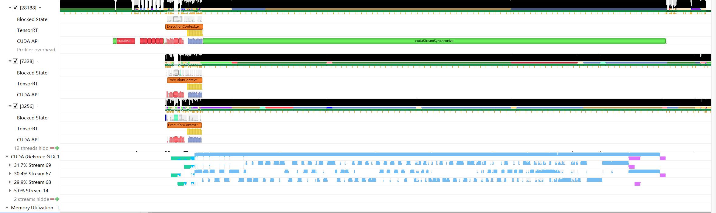 IS that one GPU can only support one tensorRT ENGINE inference? · Issue ...