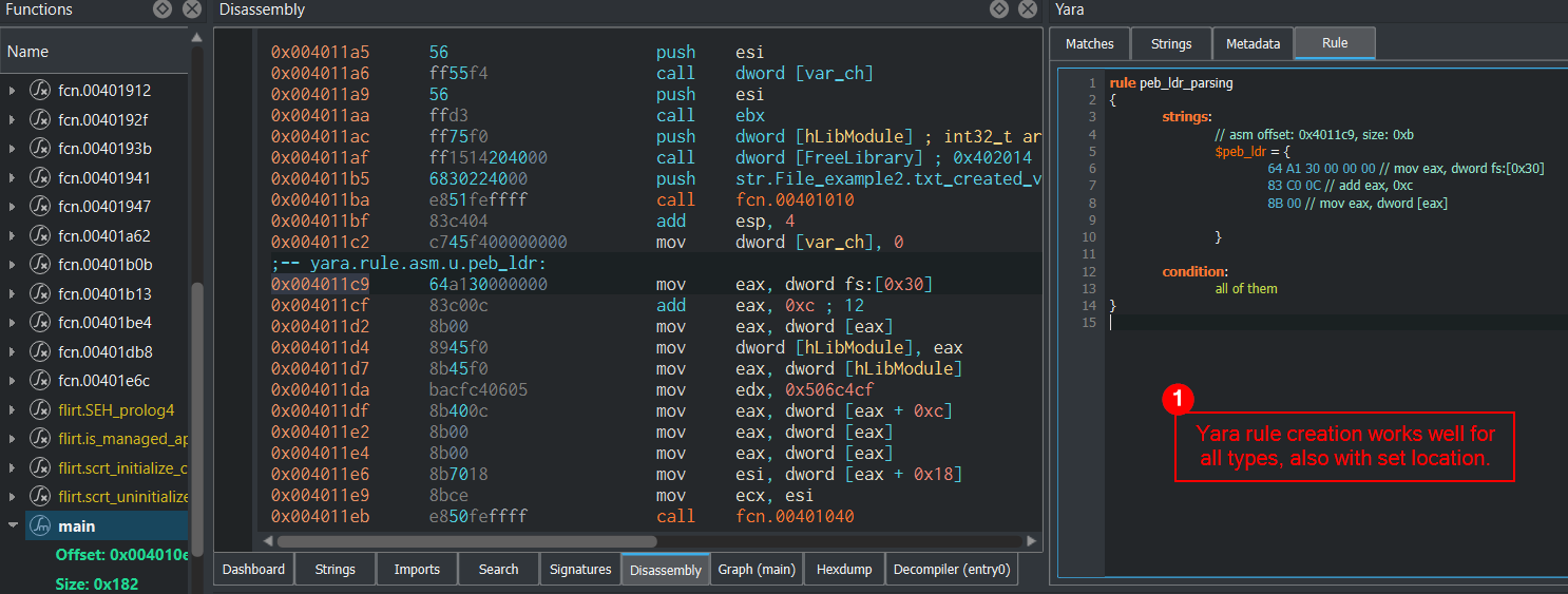Wrongly calculated matched VA offsets when applying Yara rule · Issue ...