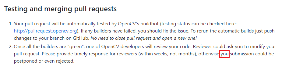 Github wiki page typos · Issue #22016 · opencv/opencv · GitHub