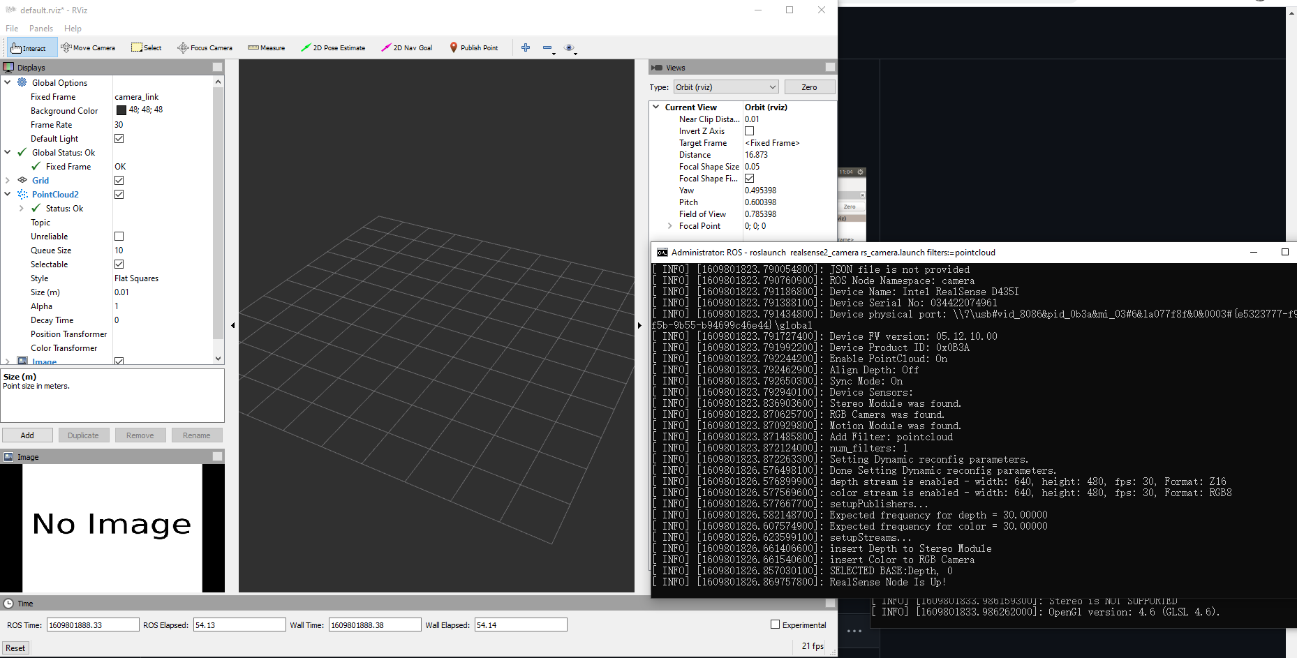 Nothing shows up in rviz d435i · Issue #1605 · IntelRealSense/realsense-ros · GitHub