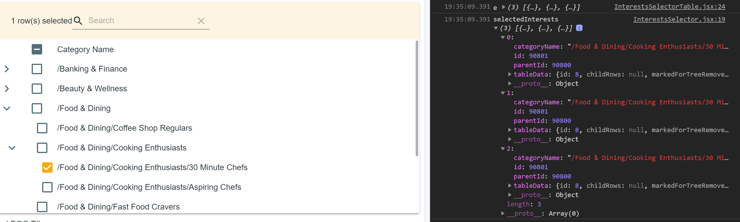 Tree Data get Selected Rows · Issue #655 · mbrn/material-table · GitHub