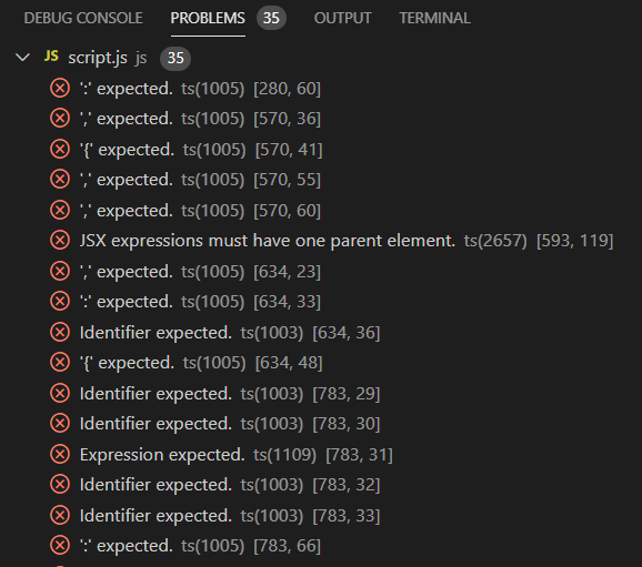 Javascript Literal Strings · Issue 96975 · Microsoftvscode · Github 