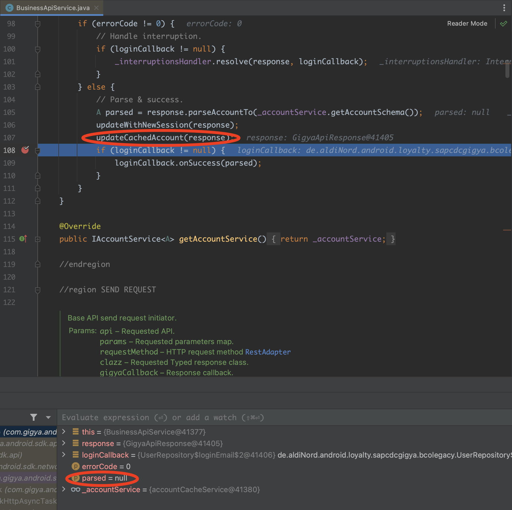 IllegalStateException on loading cached account with invalid scheme · Issue #63 · SAP/gigya ...
