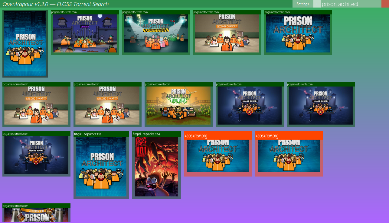 GitHub - prismatica-dev/OpenVapour: A FLOSS torrrent manager front-end for steam.