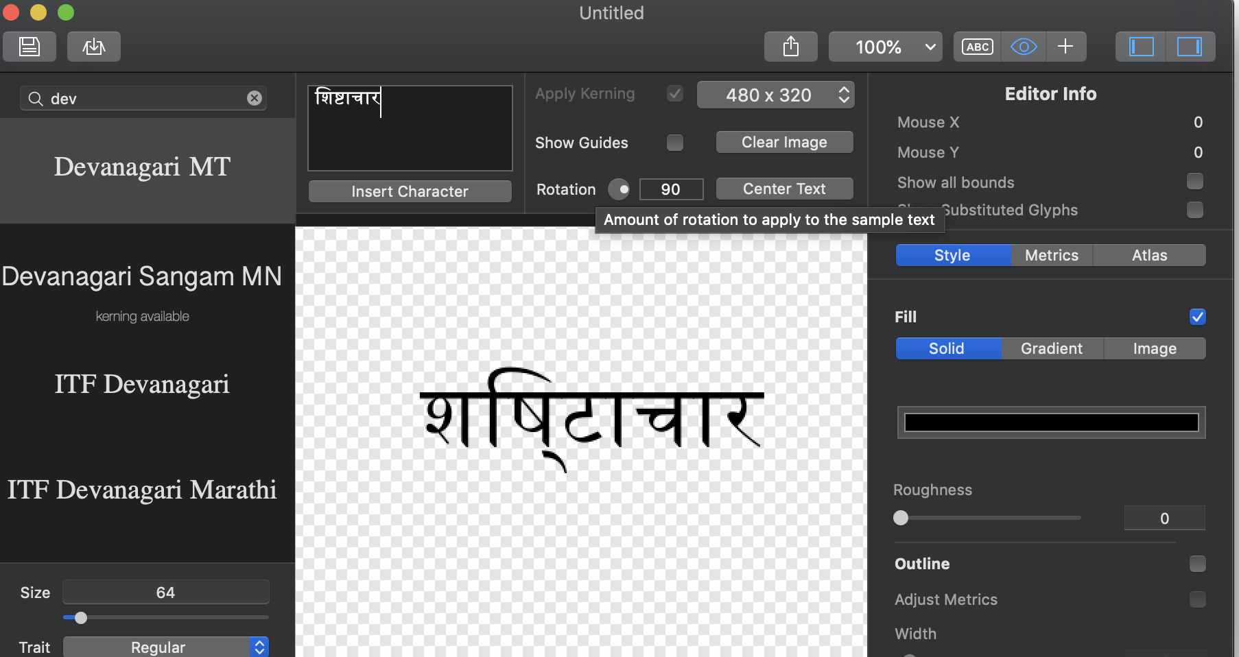 Cannot create proper font for Indian fonts like Devnagiri · Issue #365 · Moddable-OpenSource ...