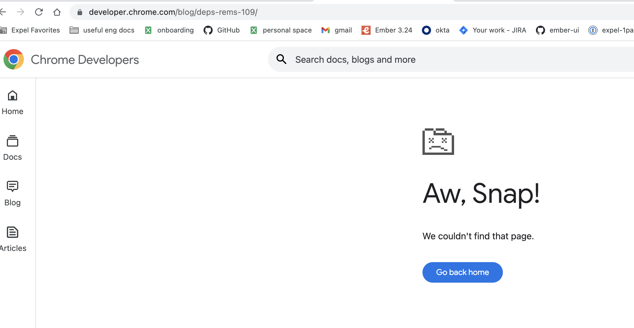 Deps and removals is a broken link in "New in chrome 109" · Issue #4870 · GoogleChrome/developer ...