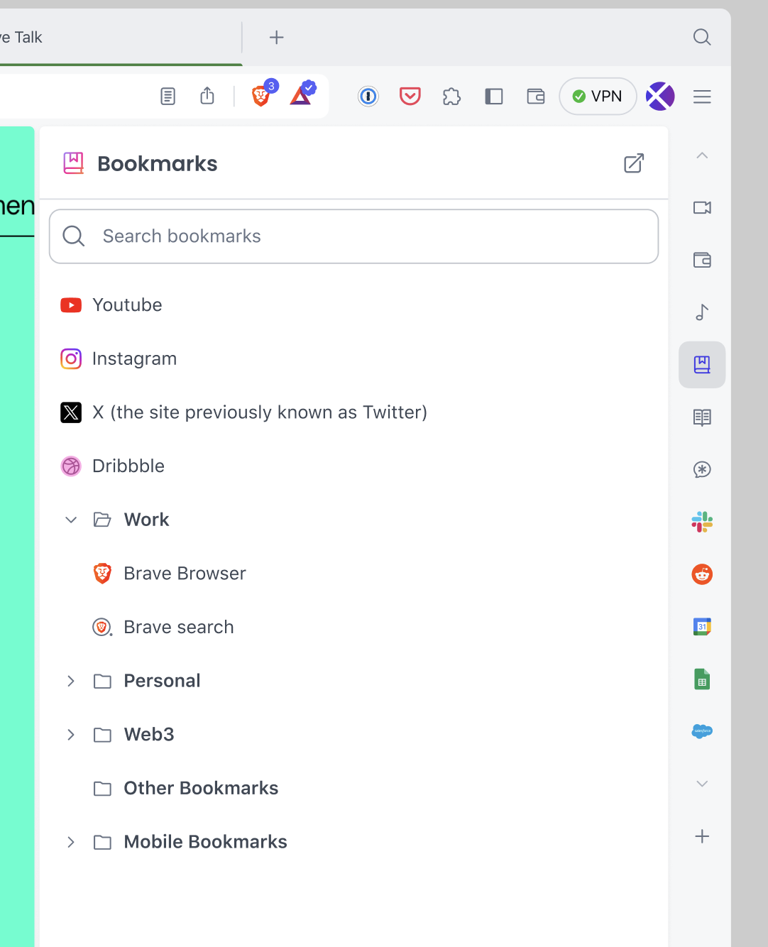 Add title to Bookmarks side panel · Issue #32952 · brave/brave-browser · GitHub