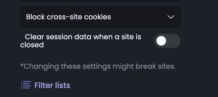 follow-up to #33048, Update text string to both Shields and Settings for Forgetful browsing ...