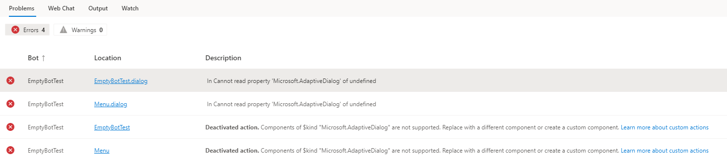 Error hit when instantiating remote template: Trying to copy from a source that does not exist ...