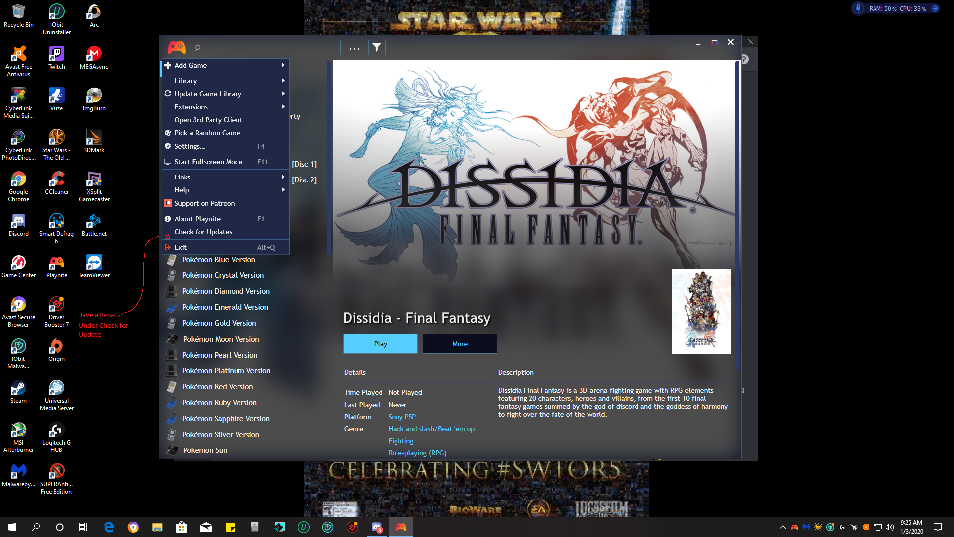 Platform icons don't update in the view without application restart ...