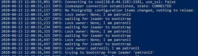 Patronictl not showing cluster stats in docker swarm setup · Issue #1652 · patroni/patroni · GitHub