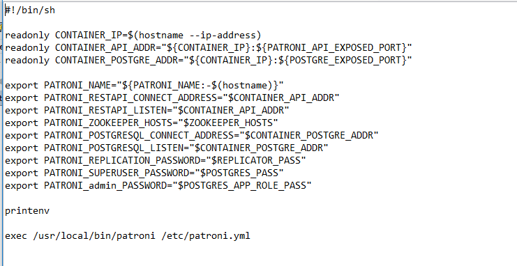 Patronictl not showing cluster stats in docker swarm setup · Issue #1652 · patroni/patroni · GitHub