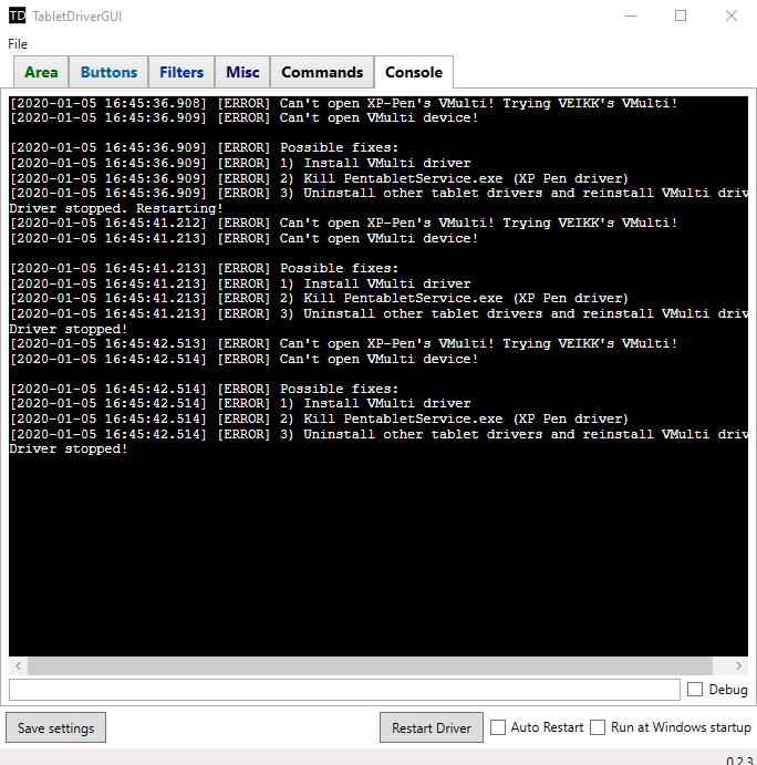 Deco 01 cant open driver vmulti · Issue #566 · hawku/TabletDriver · GitHub