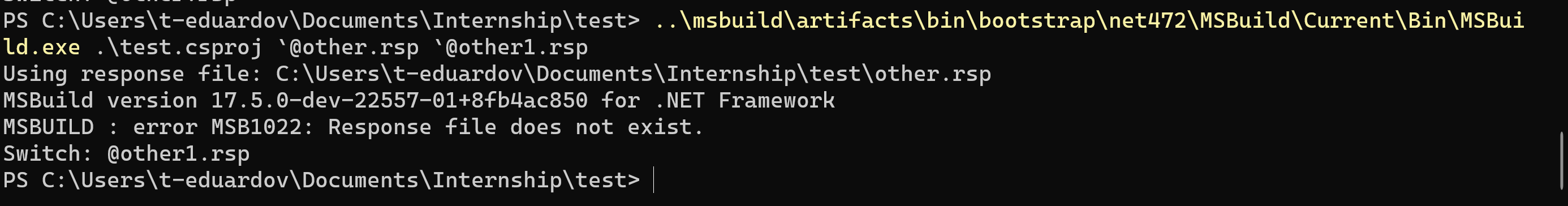 Log A Message For Every Response File Used And Embed In Binlog · Issue 7214 · Dotnetmsbuild