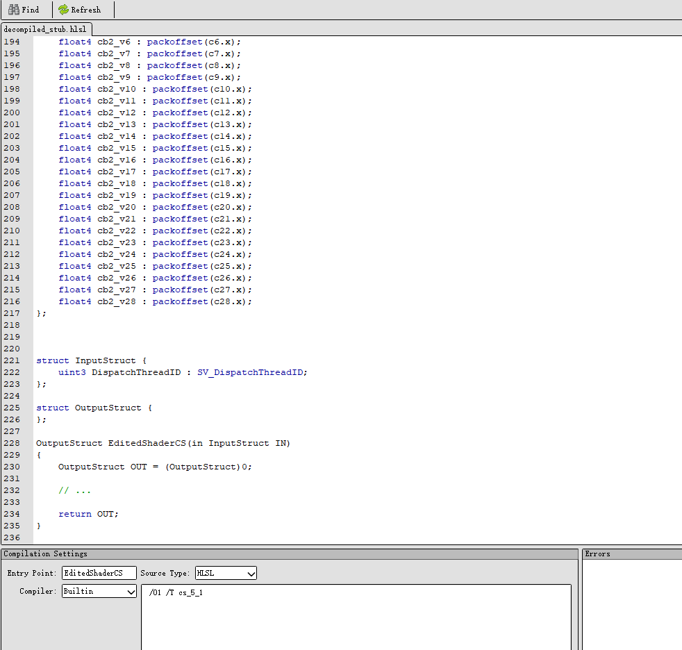 Can't edit compute shader when shader is bytecode · Issue #2158 · baldurk/renderdoc · GitHub